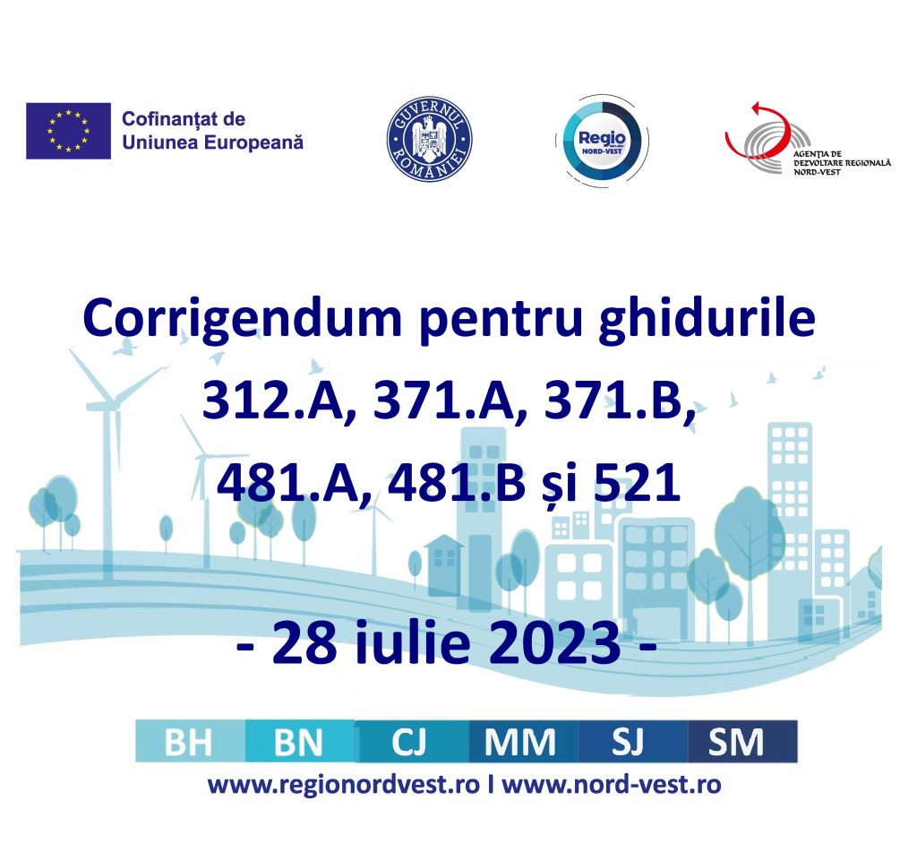 Agenția de Dezvoltare Regională Nord-Vest, în calitate de Autoritate de ...